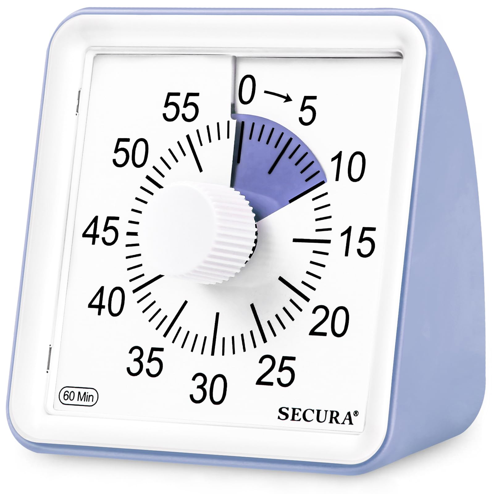 Secura 60-Minute Visual Timer, Classroom Timer, Countdown Timer for ...