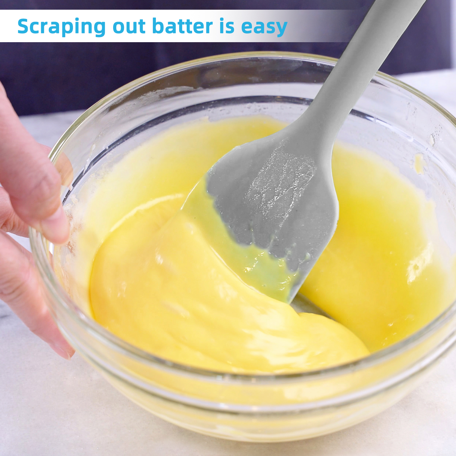 Secura Silicone Spatula, Non Stick Rubber Kitchen Spatulas, Suitable ...